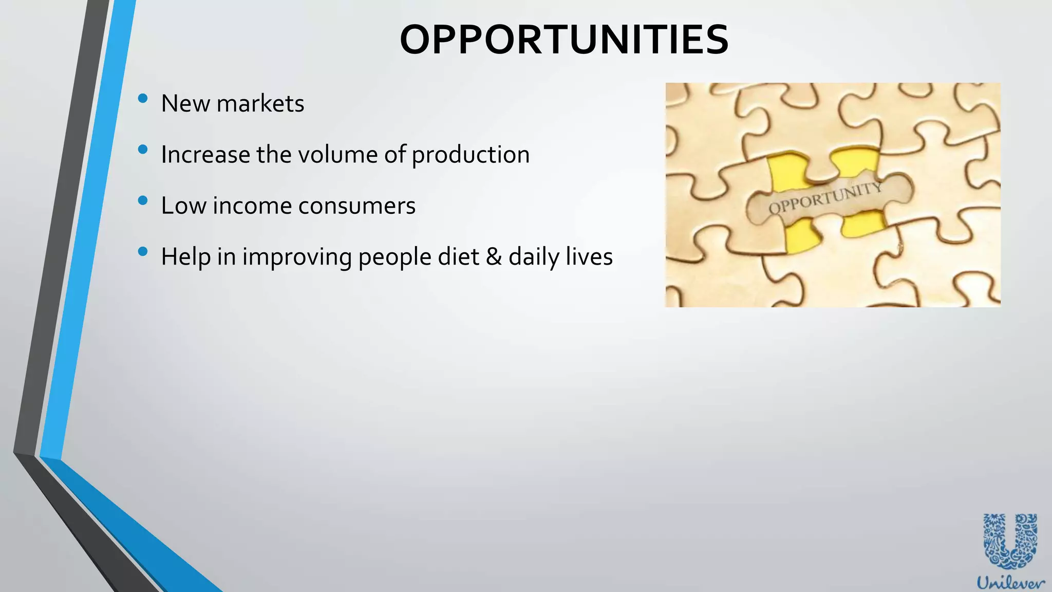 Swot And Bcg Matrix Of Unilever Pptx