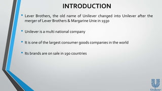 SWOT & BCG matrix of Unilever | PPTX