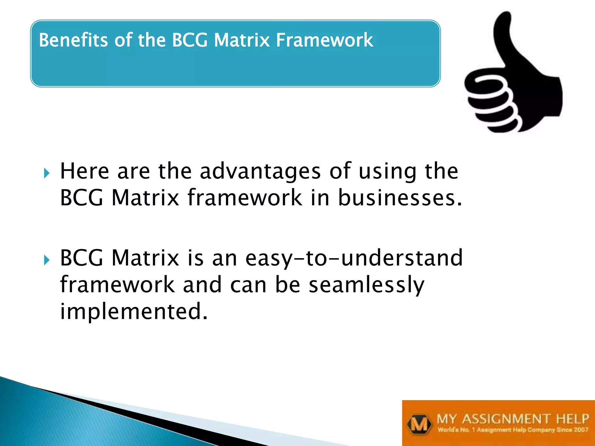 BCG Matrix PPT | PPTX