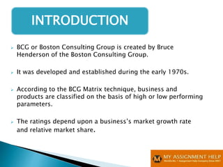 BCG Matrix PPT | PPTX
