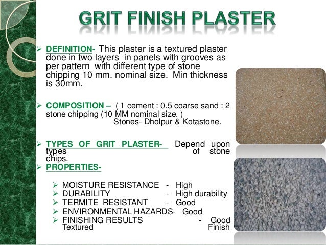 Grit finish