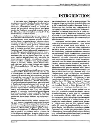 BCGS: Carbonatites, Nepheline Syenites & Related Rocks in British ...
