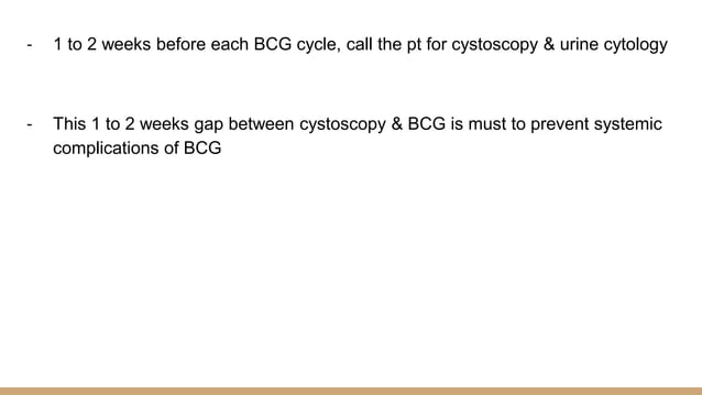 BCG in Urology.pptx | Cancer | Diseases and Conditions