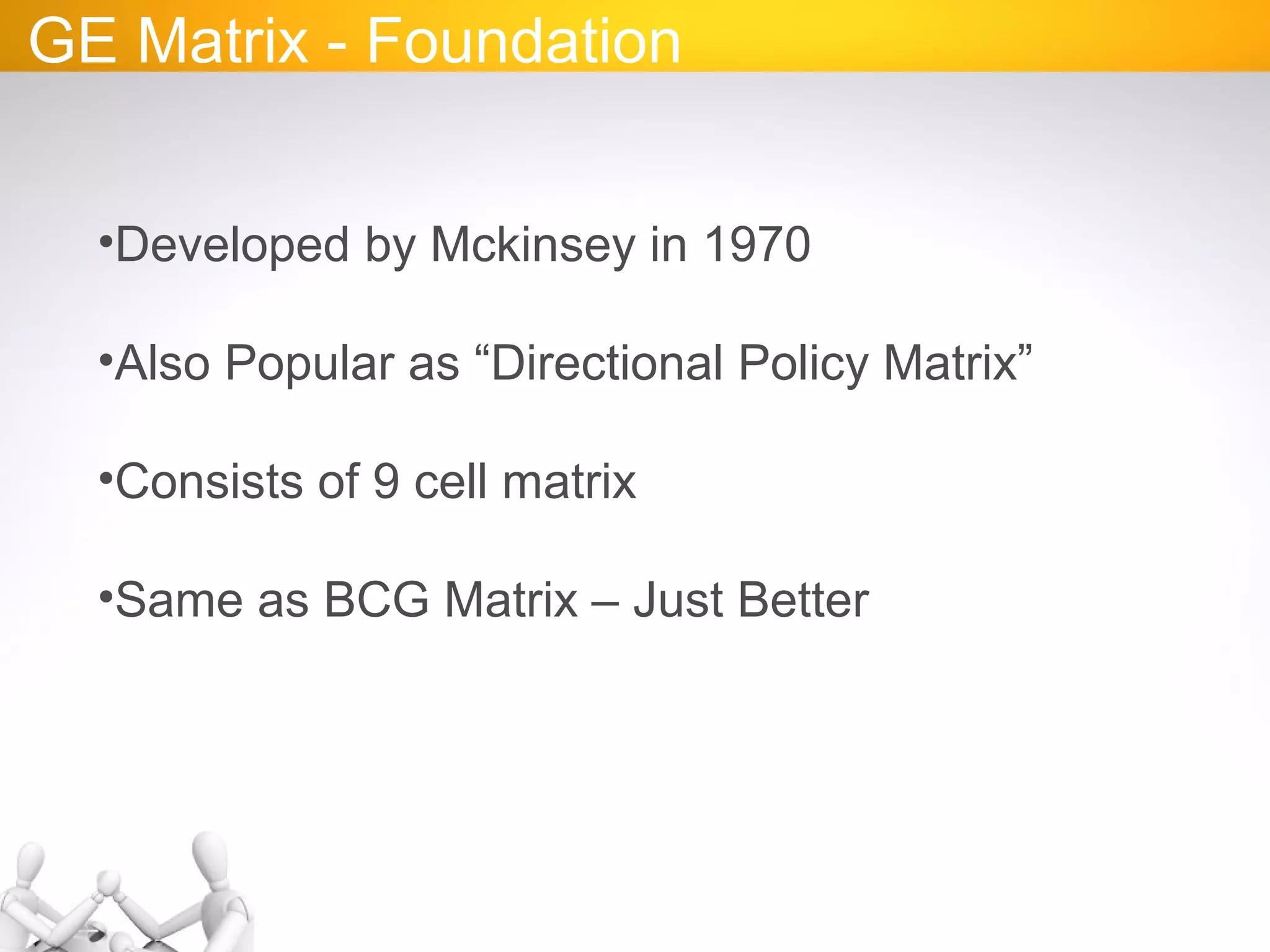 BCG vs GE Matrix | PPT