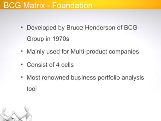 BCG vs GE Matrix | PPT