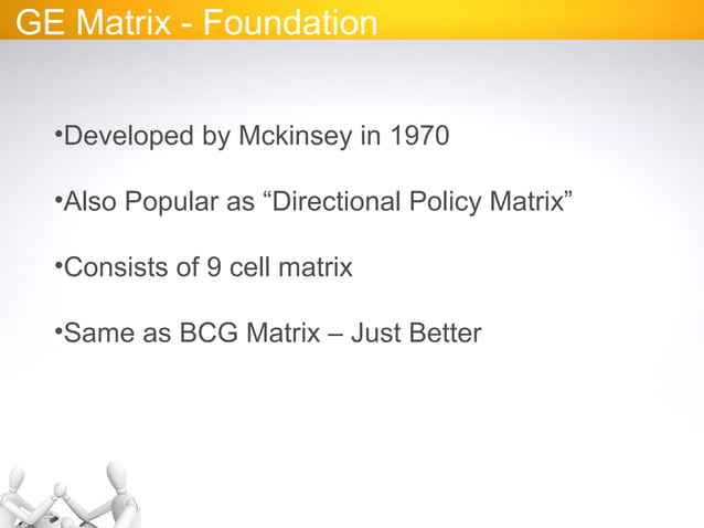 BCG vs GE Matrix | PPT | Business | Business and Finance