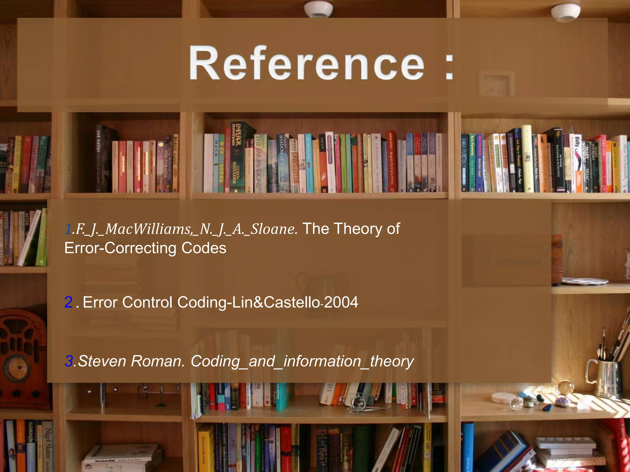 BCH CODE AND DECODING BCH | PPTX