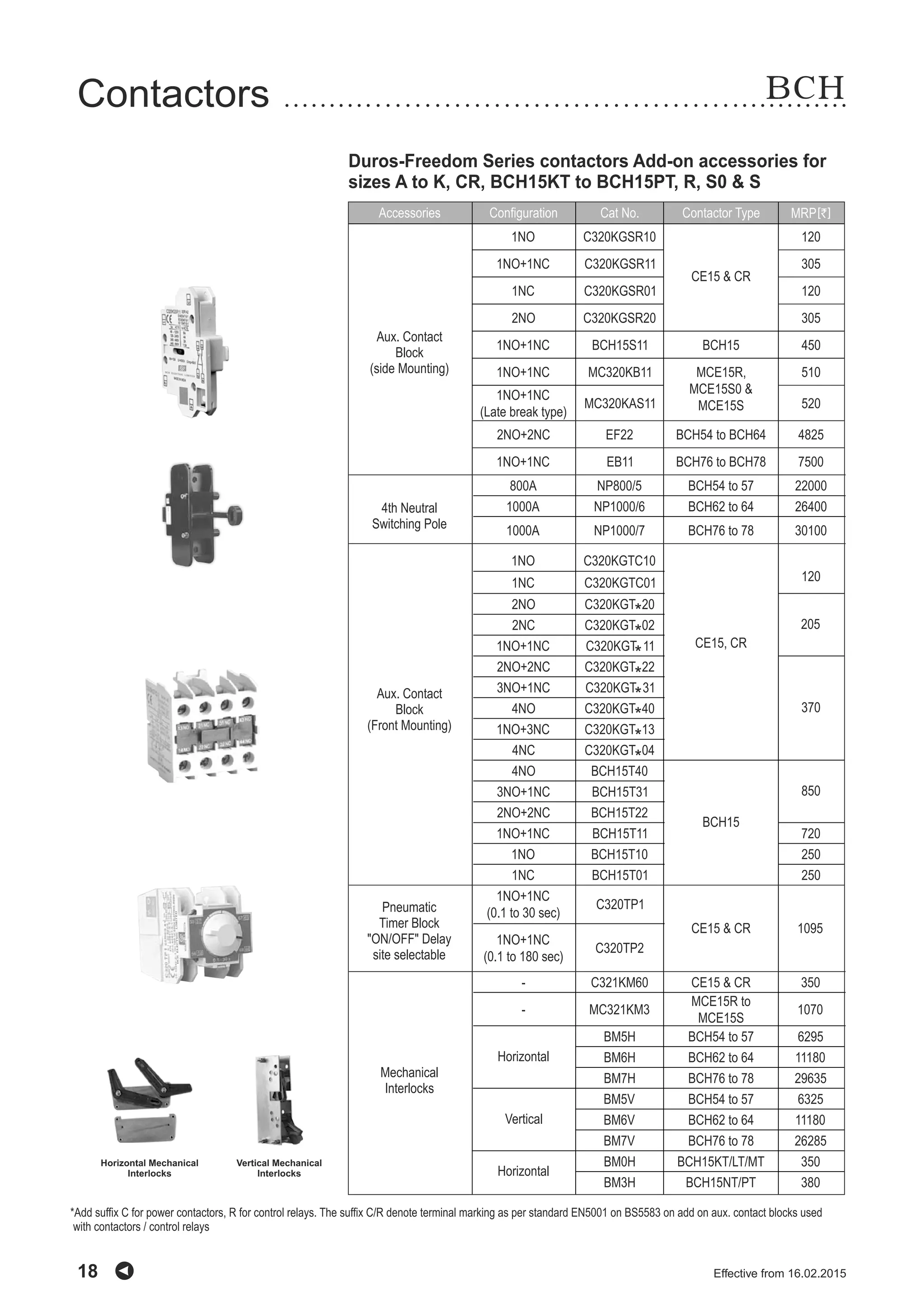 BCH Electric Limited- Complete Product Range Catalogue | PDF
