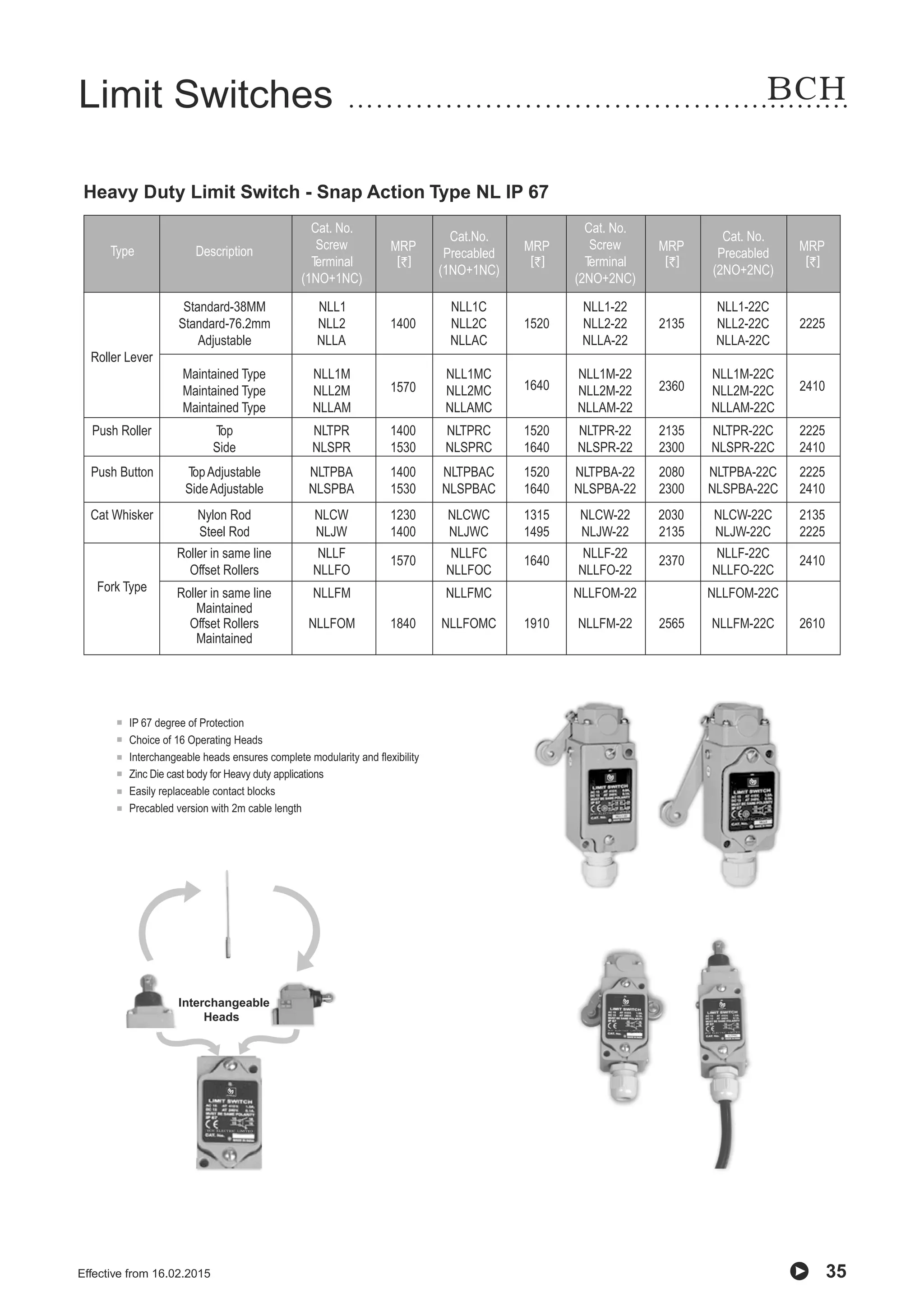 BCH Electric Limited- Complete Product Range Catalogue | PDF