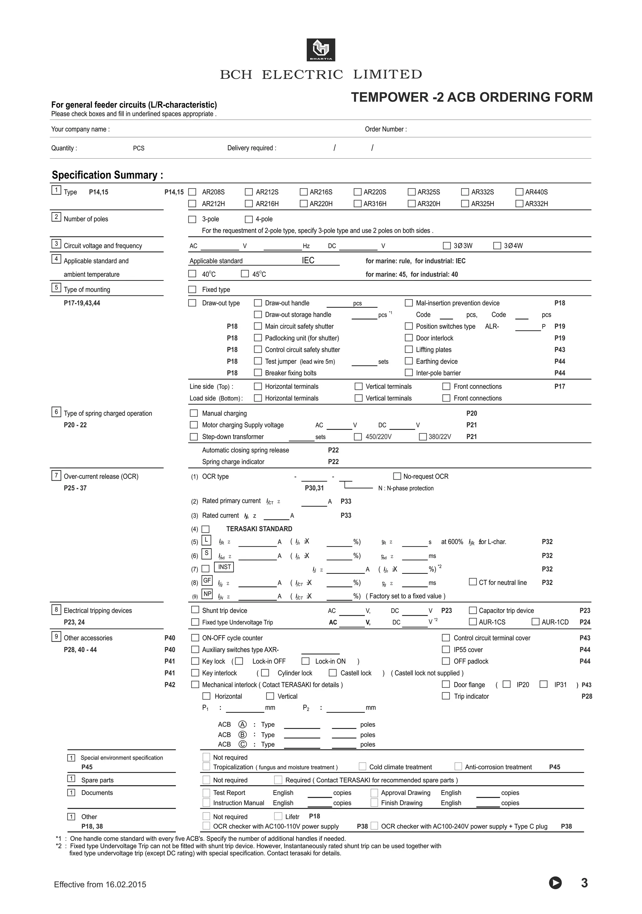 BCH Electric Limited- Complete Product Range Catalogue | PDF