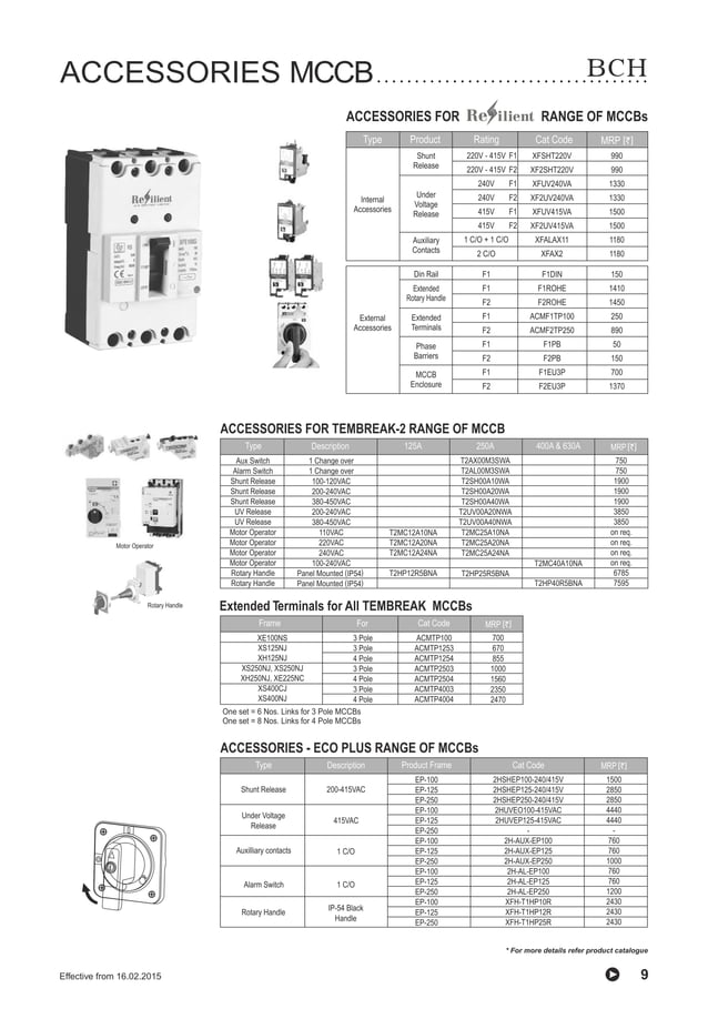 BCH Electric Limited- Complete Product Range Catalogue | PDF | Auto ...