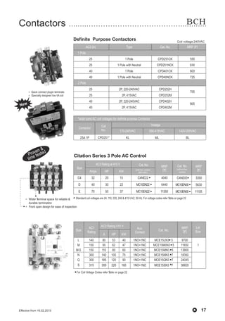 BCH Electric Limited- Complete Product Range Catalogue | PDF