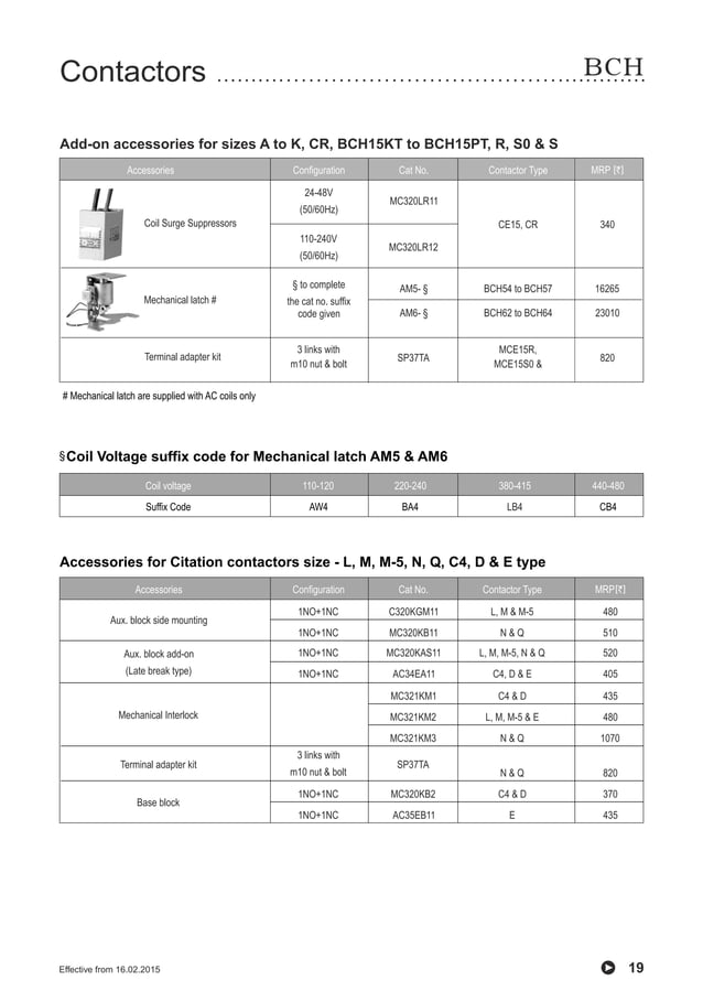 BCH Electric Limited- Complete Product Range Catalogue | PDF | Auto ...
