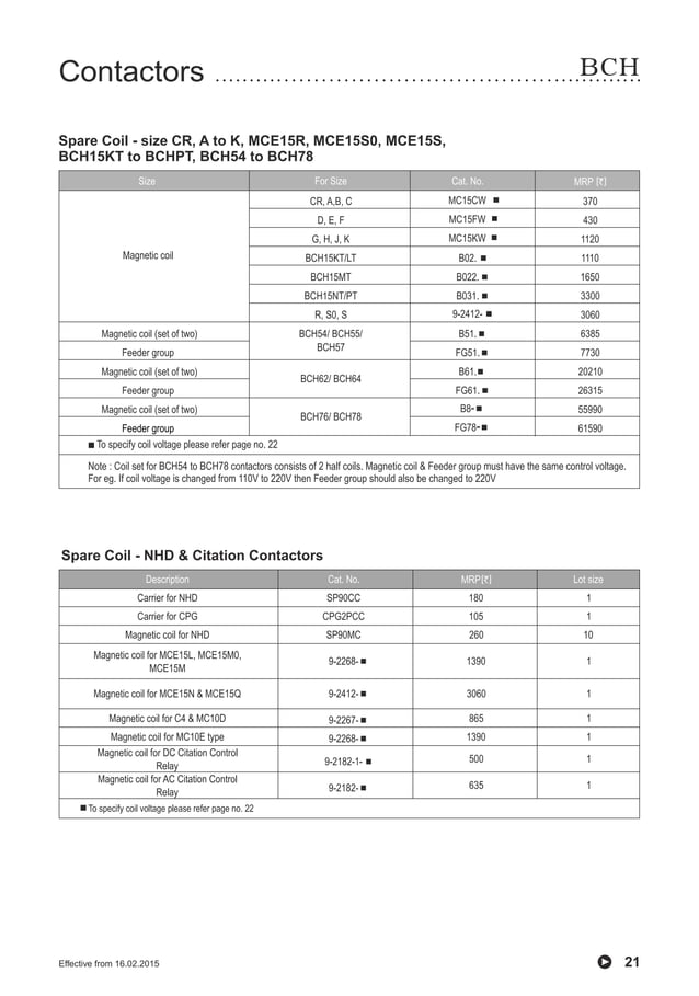 BCH Electric Limited- Complete Product Range Catalogue | PDF | Auto ...