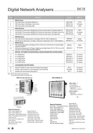 BCH Electric Limited- Complete Product Range Catalogue | PDF