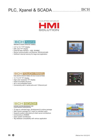BCH Electric Limited- Complete Product Range Catalogue | PDF