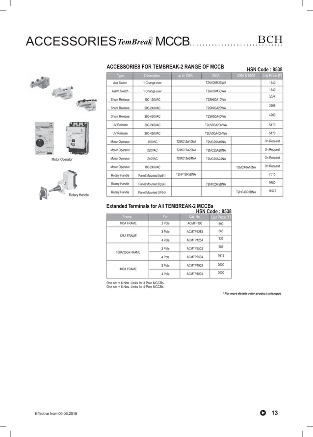 BCH All Products Price List | PDF
