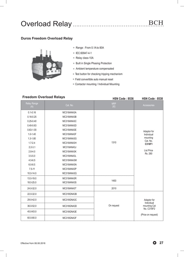 BCH All Products Price List | PDF