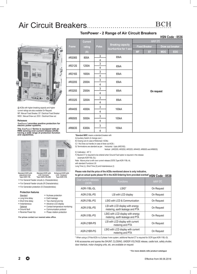 BCH All Products Price List | PDF