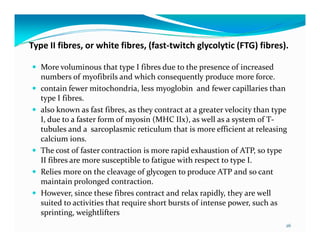 BIOCHEMISTRY OF MUSCLE CONTRACTIONS AND DIFFERENT TYPES OF MUSCLES | PDF