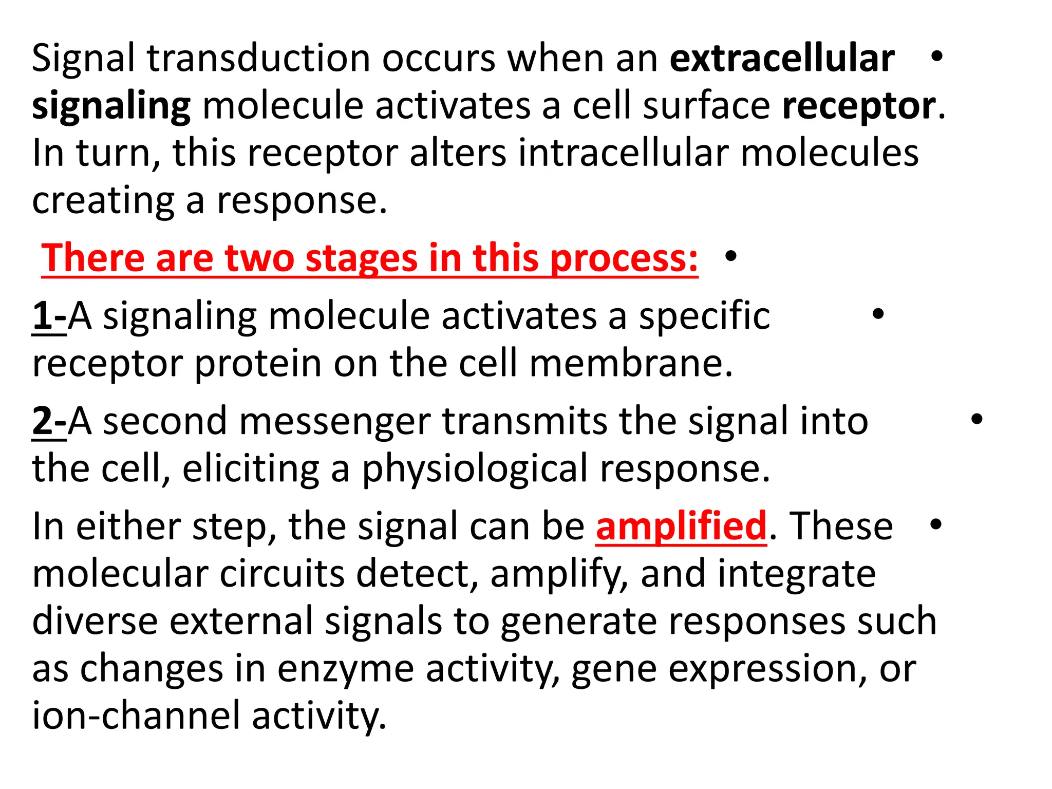 BCH422 signal transduction.pptx and cell comunication | PPTX