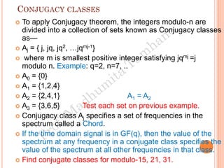 Bch and reed solomon codes generation in frequency domain | PPT