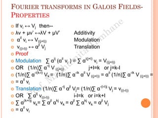 Bch and reed solomon codes generation in frequency domain | PPT