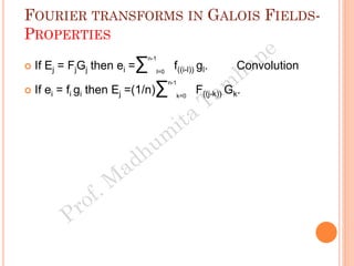 Bch and reed solomon codes generation in frequency domain | PPT