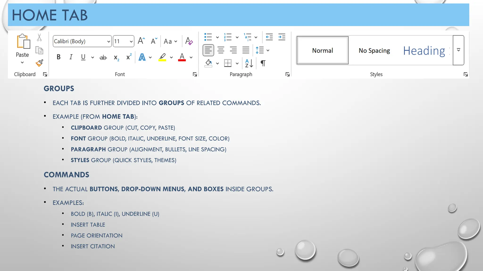MS word introduction and short cut functions.pptx