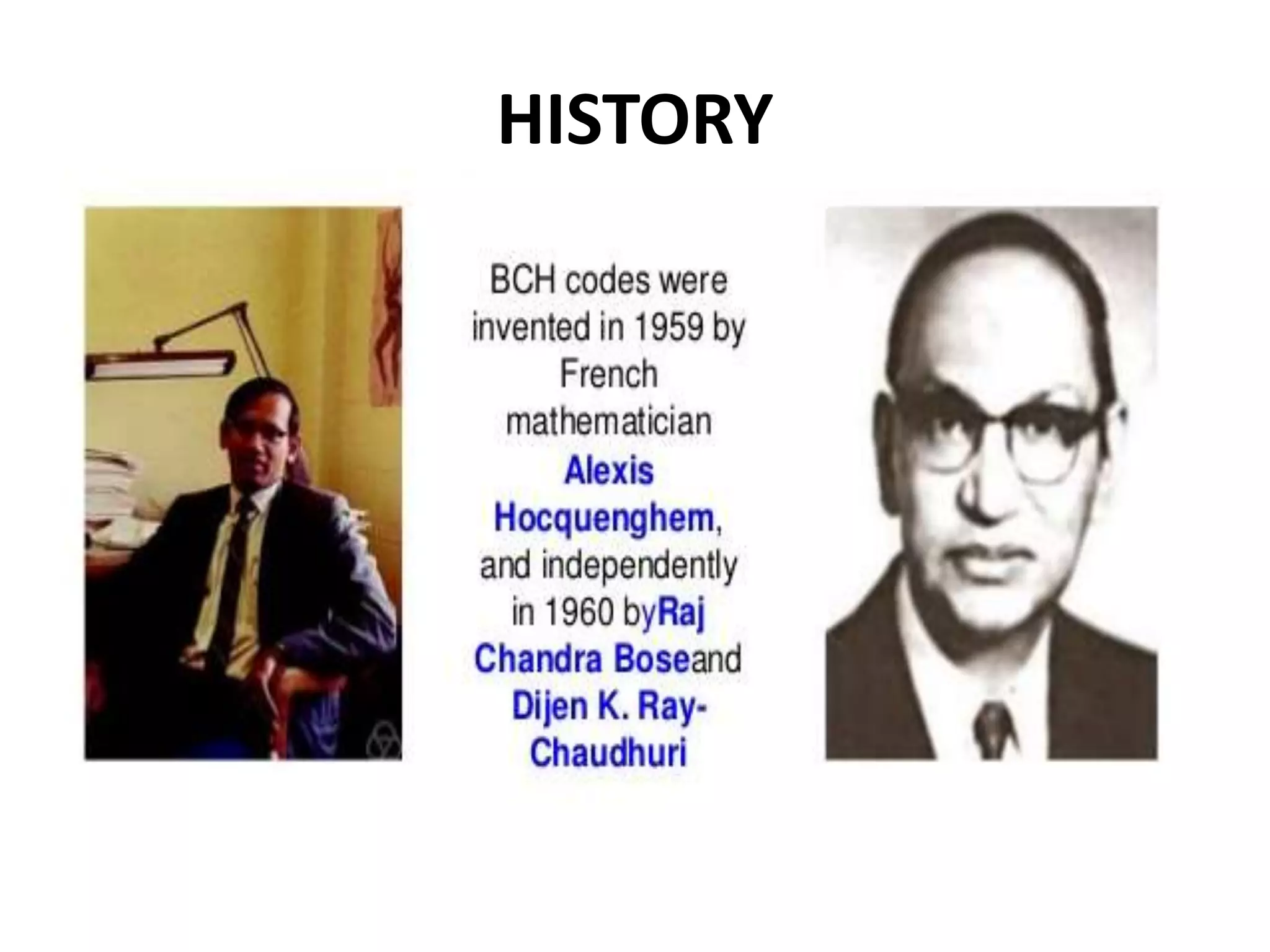 Bch codes | PPTX