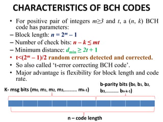 Bch codes | PPTX