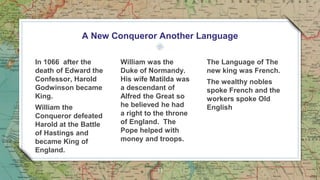 Bc history of english language and grammar | PPTX