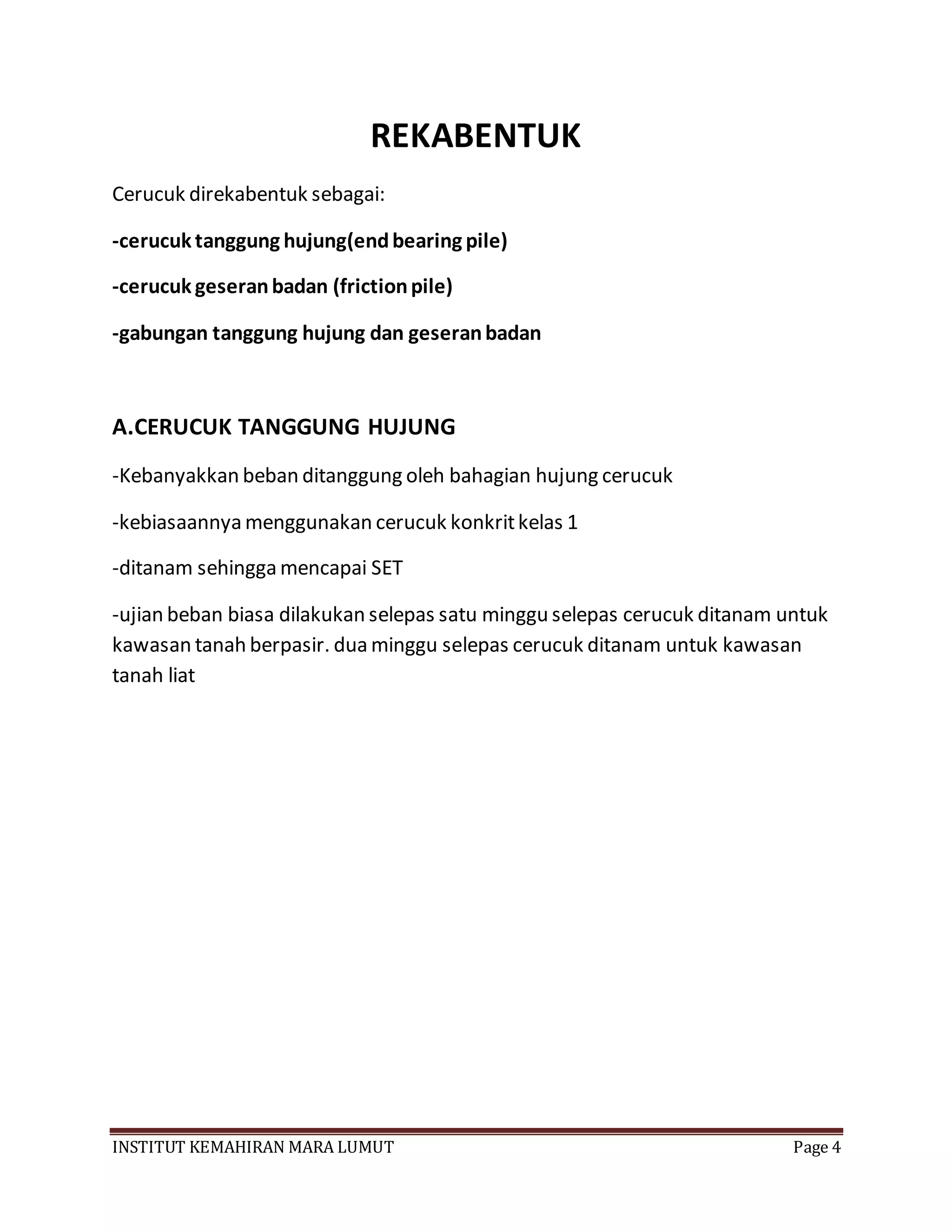 cerucuk piling | DOCX