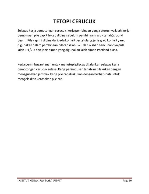 cerucuk piling | DOCX