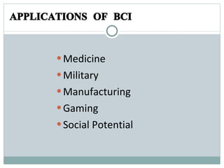 Brain-computer interface | PPT | Brain and Nervous System Disorders ...