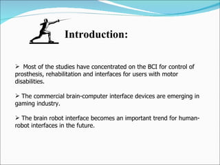 Brain computer interface | PPT