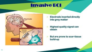 BCI is a direct Neural Interface or Brain-Machine Interface | PPTX