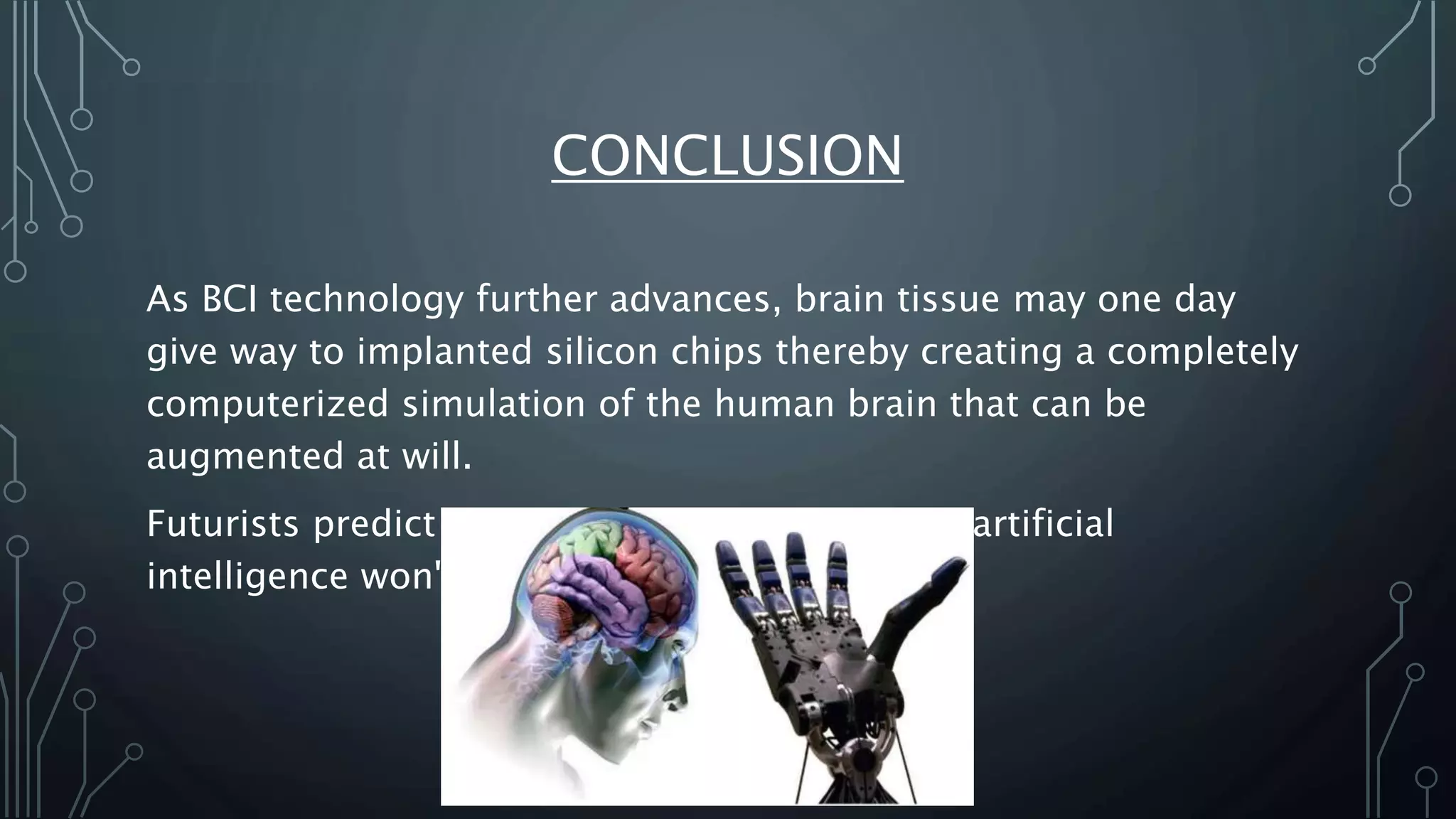 BRAIN COMPUTER INTERFACE (BCI) | PPTX