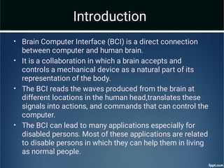 Brain computer interfaces | PDF