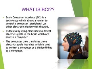 Brain Computer Interface | PPTX