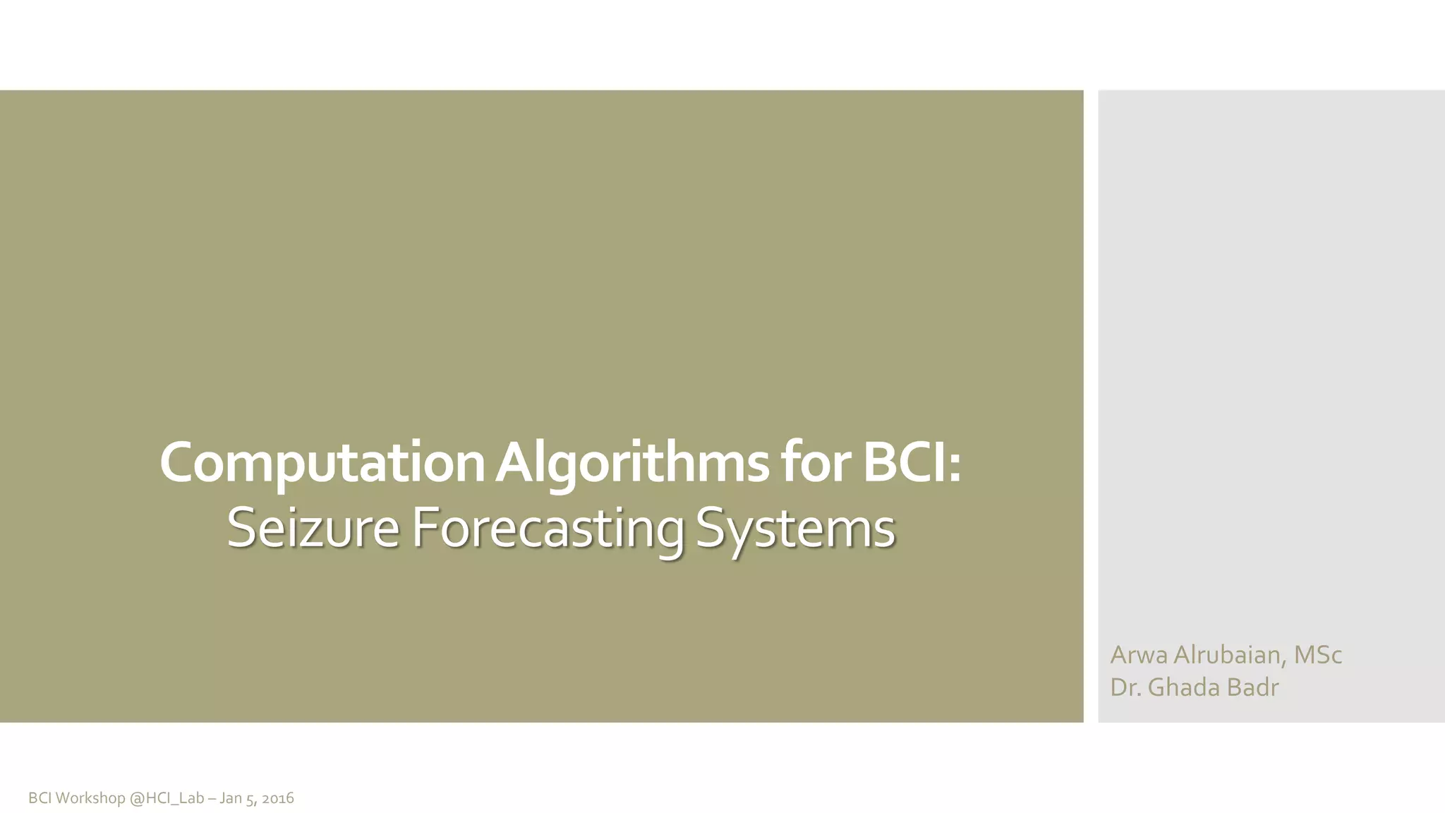 Brain-Computer Interfaces: Applying our Minds to Human-Computer ...