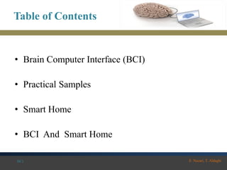 Brain Computer Interface (BCI) and Smart home | PPT