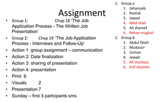 Bc ii chap 18 the job application process - the written job ...