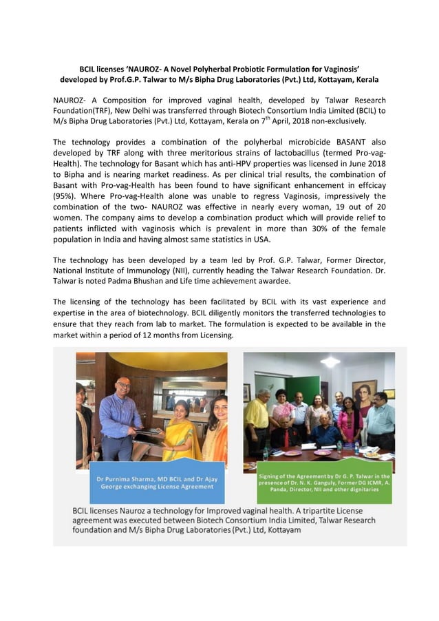 Bcil licenses nauroz | PDF