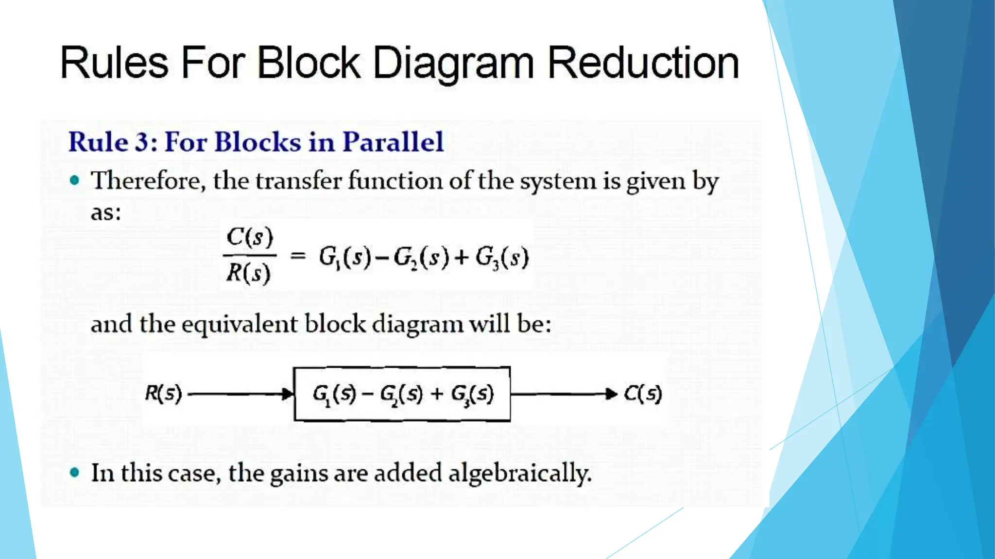Lec_05_Block_Diagrams, rules gor diagram reduction, .pptx