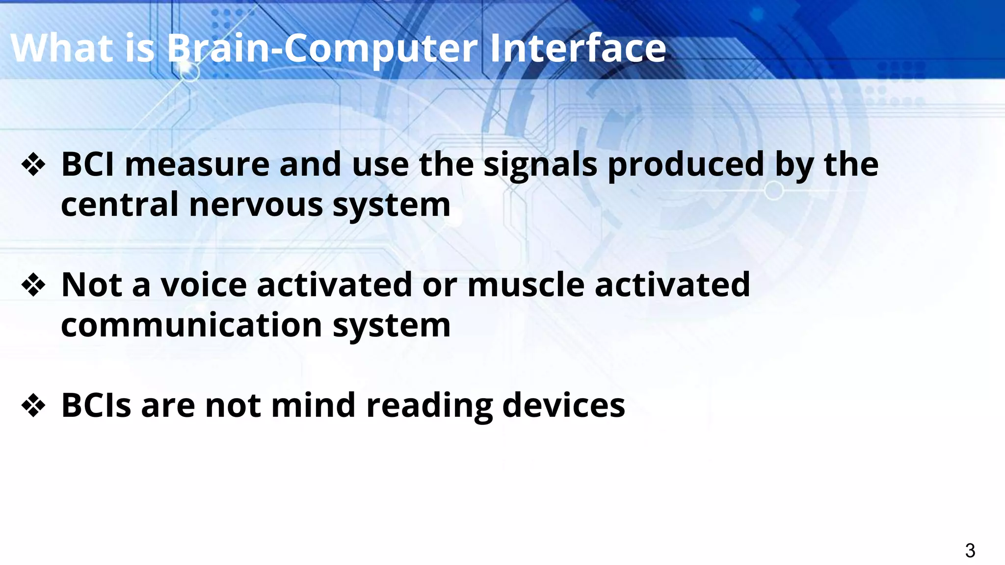 Brain-Computer Interface | PPT | Free Download