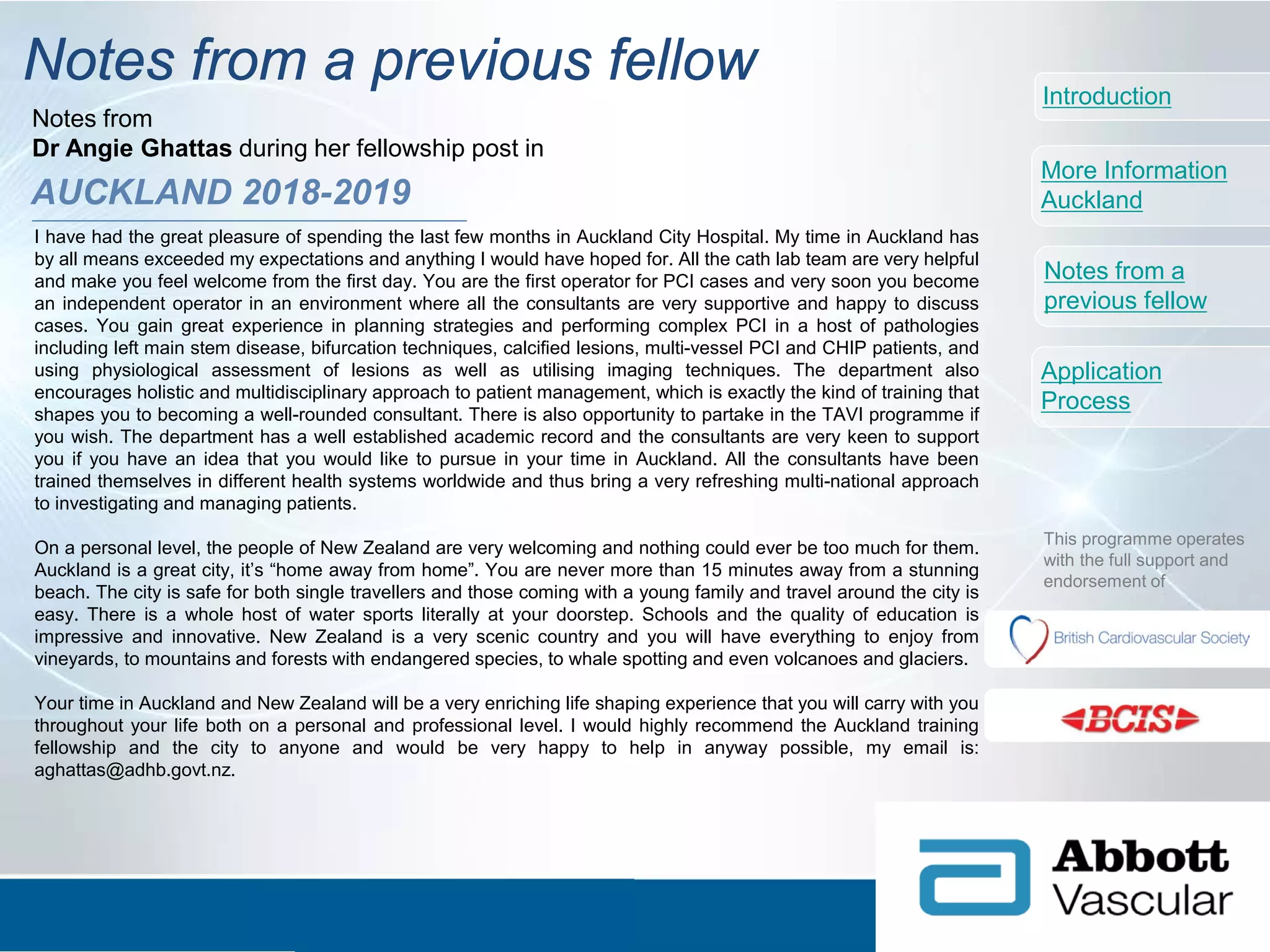 Bcis 2020 fellowship programme auckland | PDF | Heart and ...