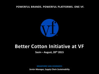 The Better Cotton Initiative | PDF