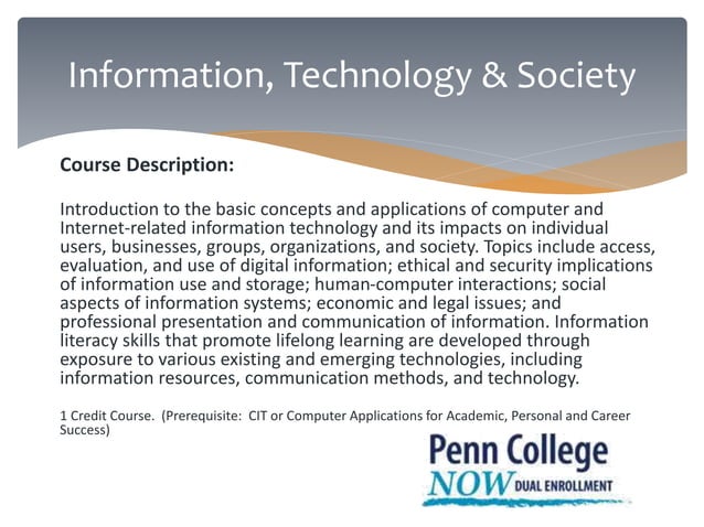 Bcit 15 16 courseinfo (2) | PPT