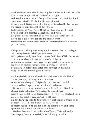 BCJ 3150, Probation and Parole 1 Course Learning Outc.docx